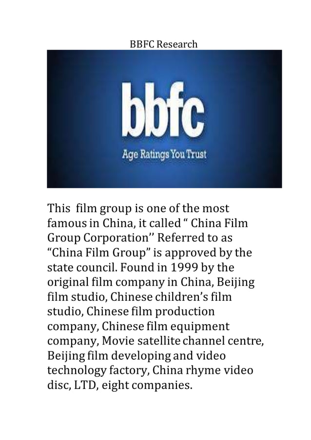 BBFC Reserach | PDF