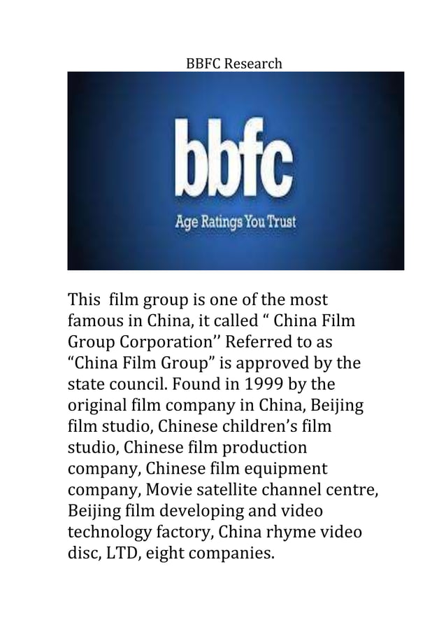 BBFC Research | PDF