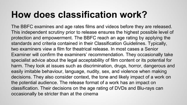 Bbfc research | PPT