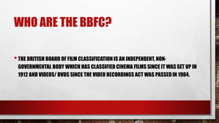 Bbfc research | PPT