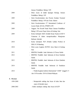 DAFTAR RIWAYAT HIDUP DADI ROSADI | DOCX