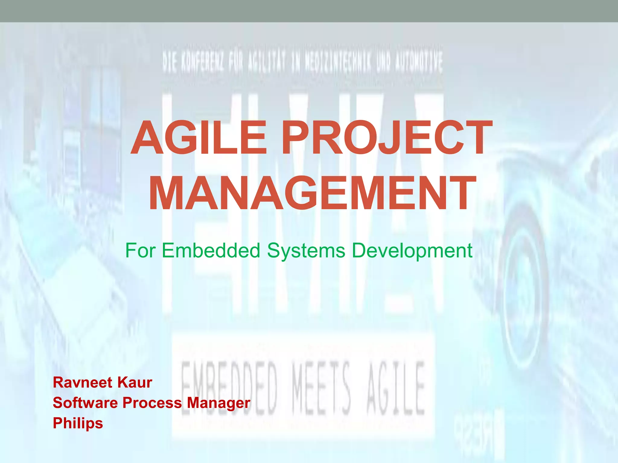 Embedded meets Agile | PPT