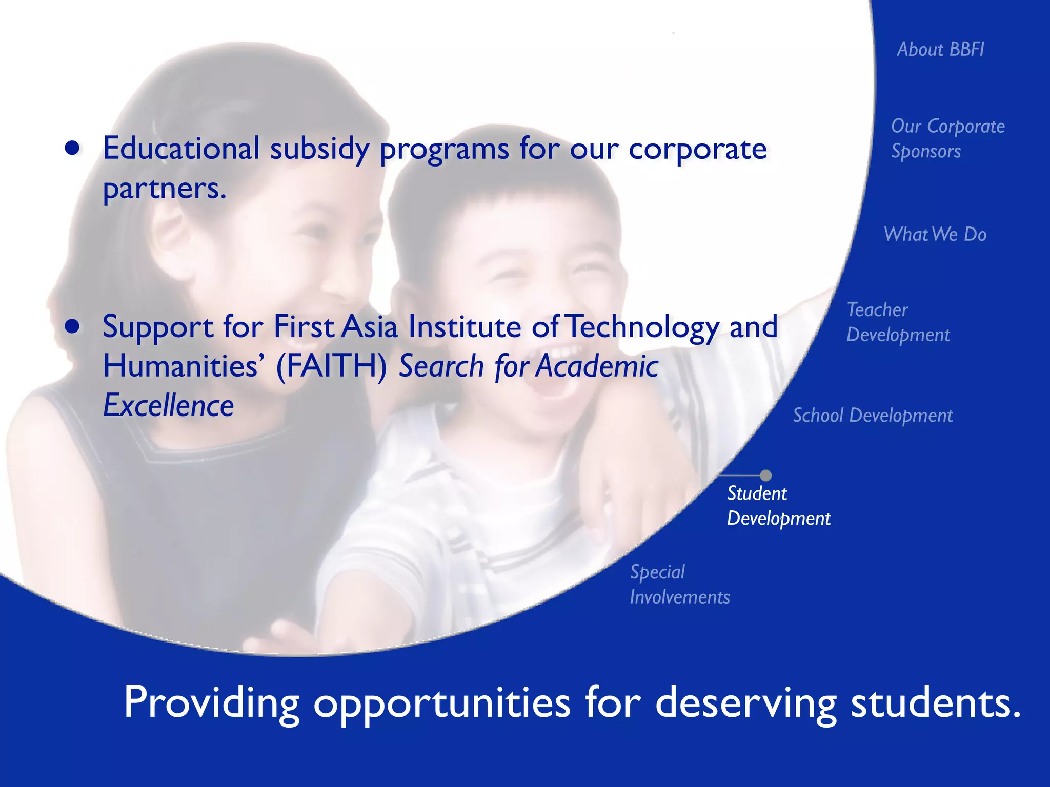 Bato Balani Foundation Corporate Presentation | PDF