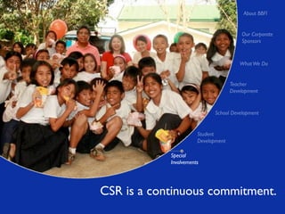 Bato Balani Foundation Corporate Presentation | PDF