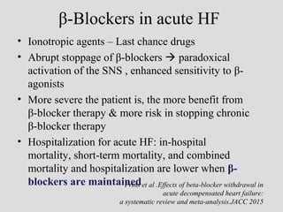 Beta blockers for heart failure | PPT