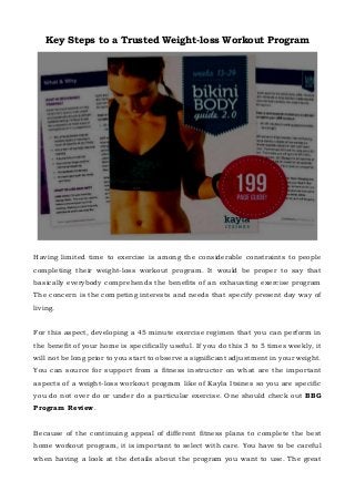 Vier Wochen Kayla Itsines‘ Bikini Body Guide – FFPKG