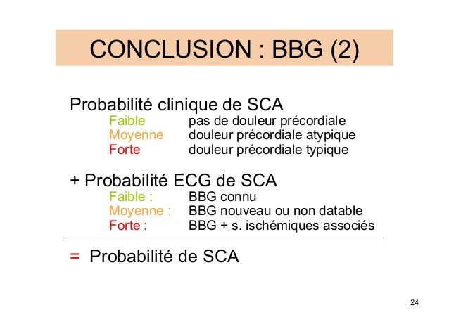 ECG : BBG et cardiopathie ischemique JNUC3 5 dec 14