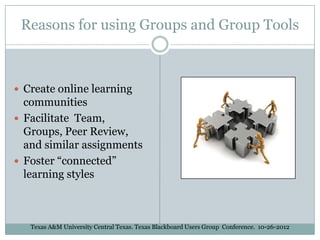 Effective Group Work in Online Classes | PPTX