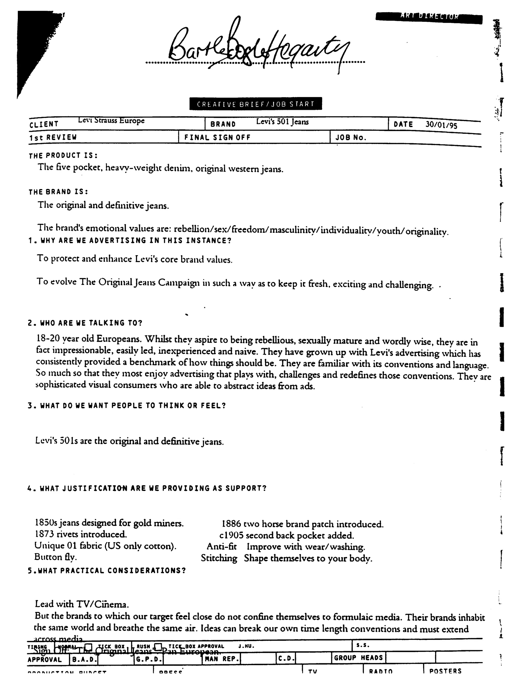 Bbh creative brief doc | PDF