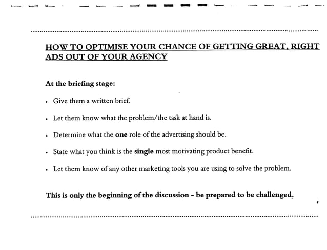 Bbh creative brief doc | PDF