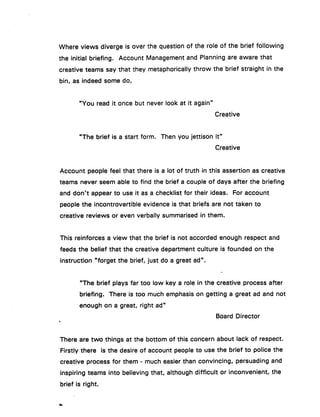 Bbh creative brief doc | PDF