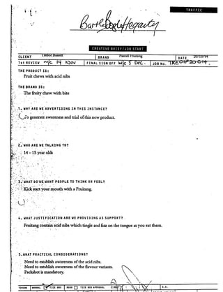 Bbh creative brief doc emma cookson | PDF