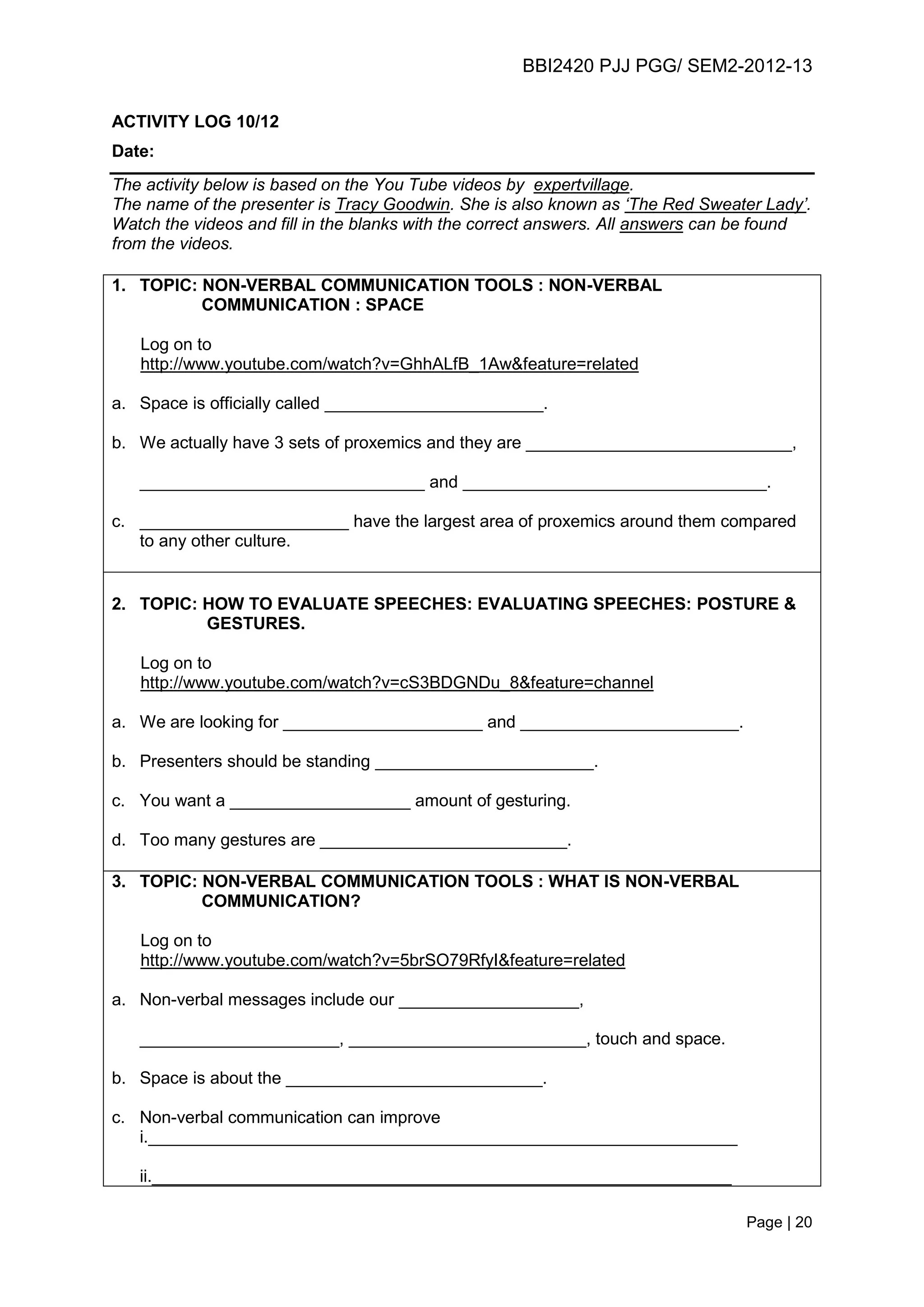 Bbi 2420 pjj ppg assignment 1- portfolio | PDF