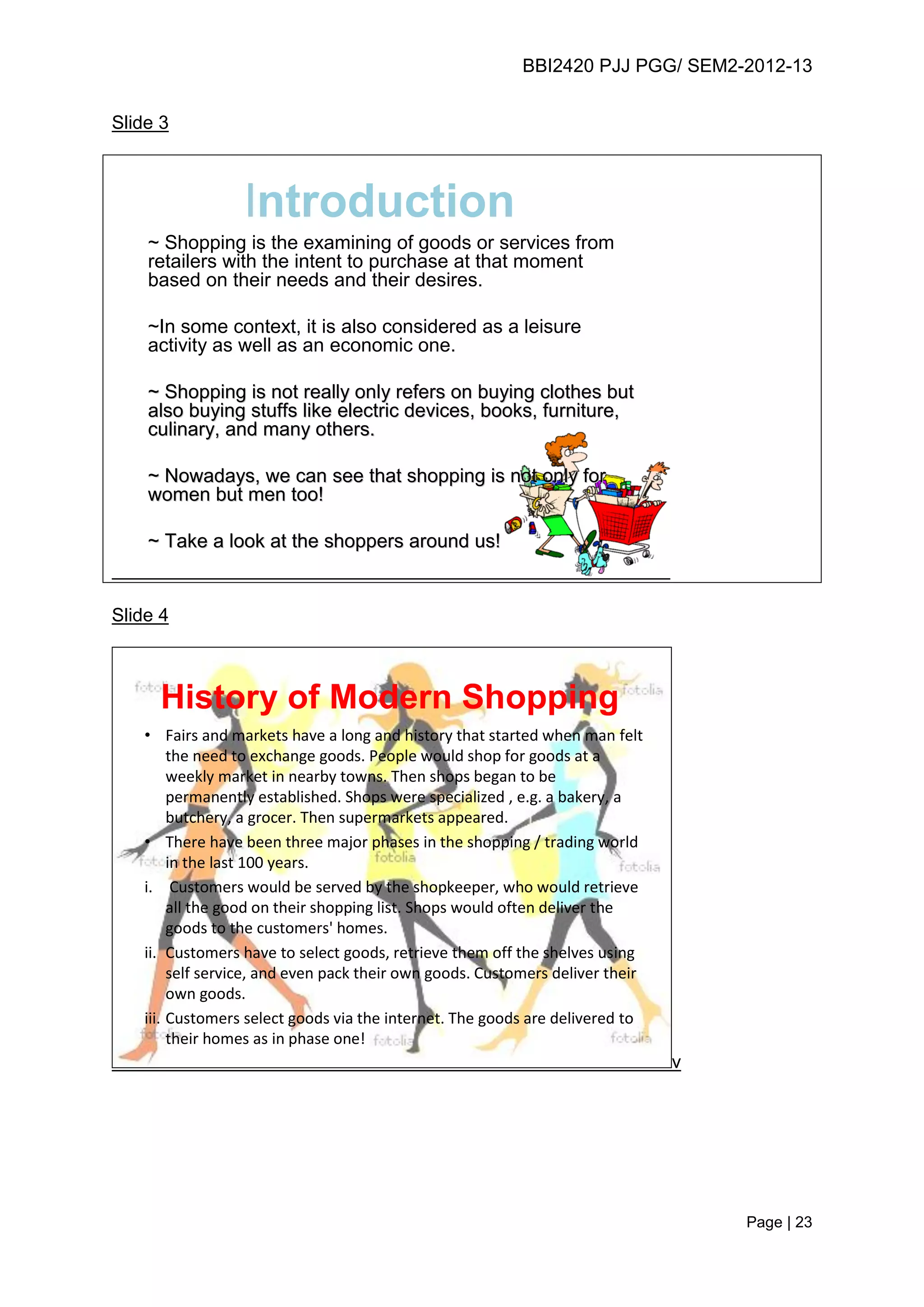 Bbi 2420 pjj ppg assignment 1- portfolio | PDF
