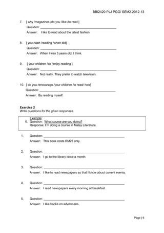 Bbi 2420 pjj ppg assignment 1- portfolio | PDF