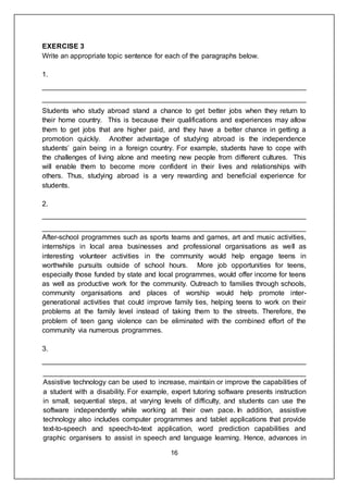 paragraph development | DOCX