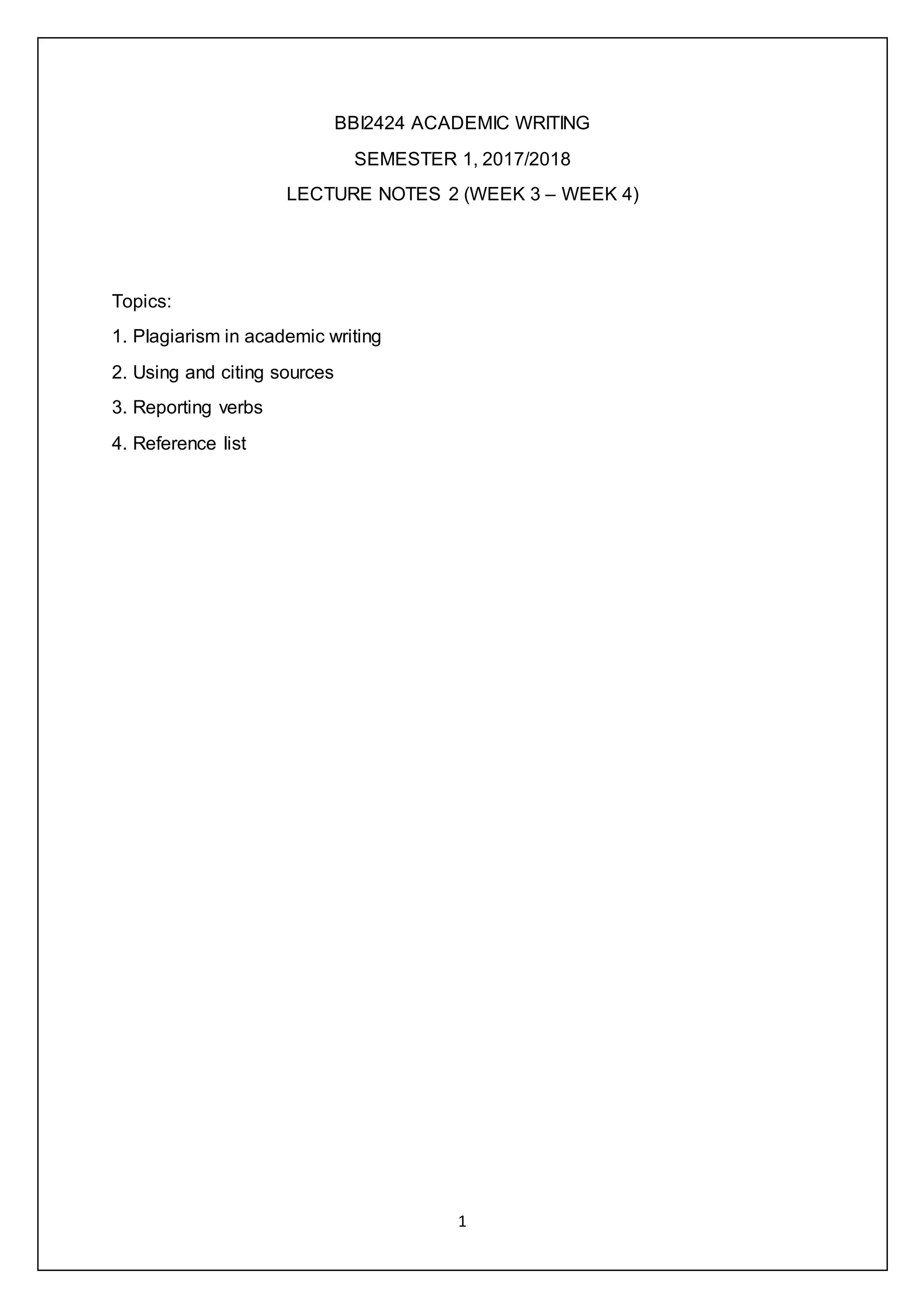 plagiarism & citation referencing conventions | DOCX