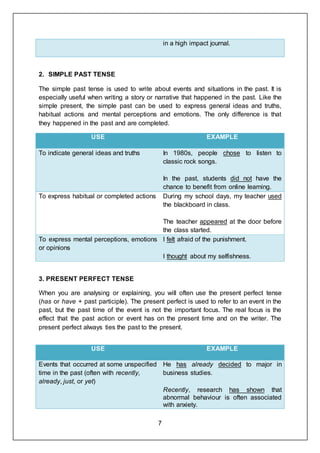 sentence error (sva) & tenses | DOCX