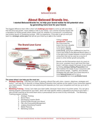 Beloved Brands Explained | DOCX