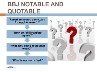 BBJ Personal Marketing Plan Intro | PPTX