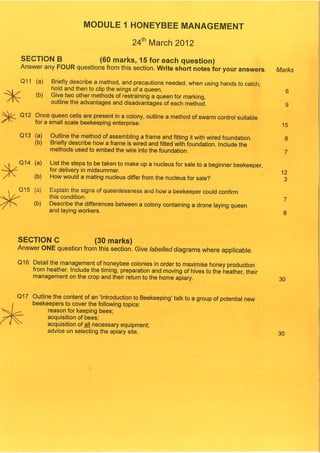 Bbka module 1-2012 exam-paper | PDF