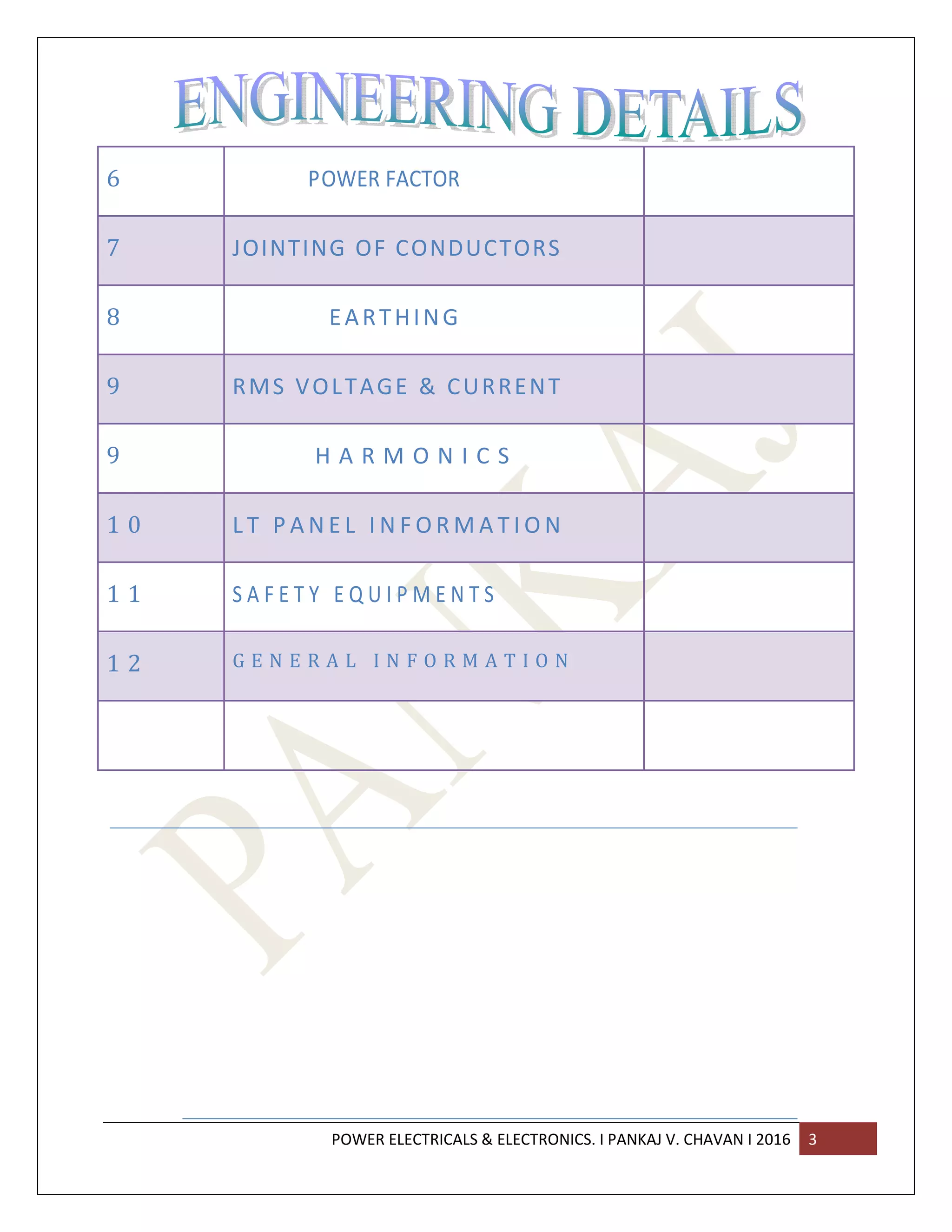 Electrical Design calculations | PDF
