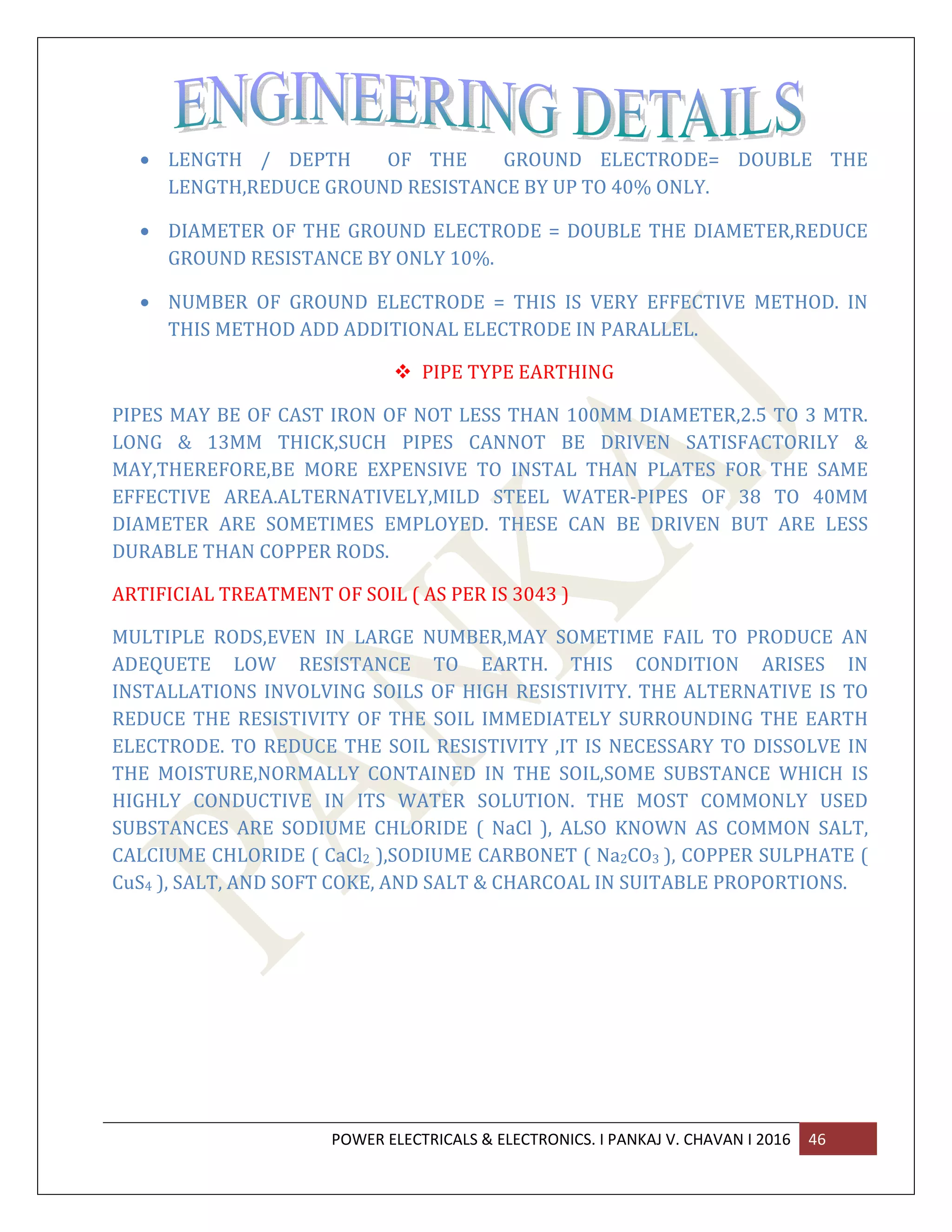 Electrical Design calculations | PDF