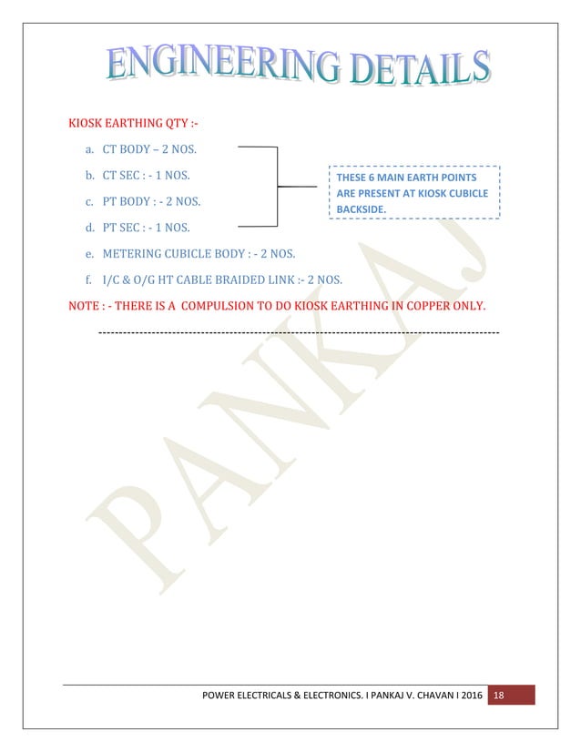 Electrical Design calculations | PDF
