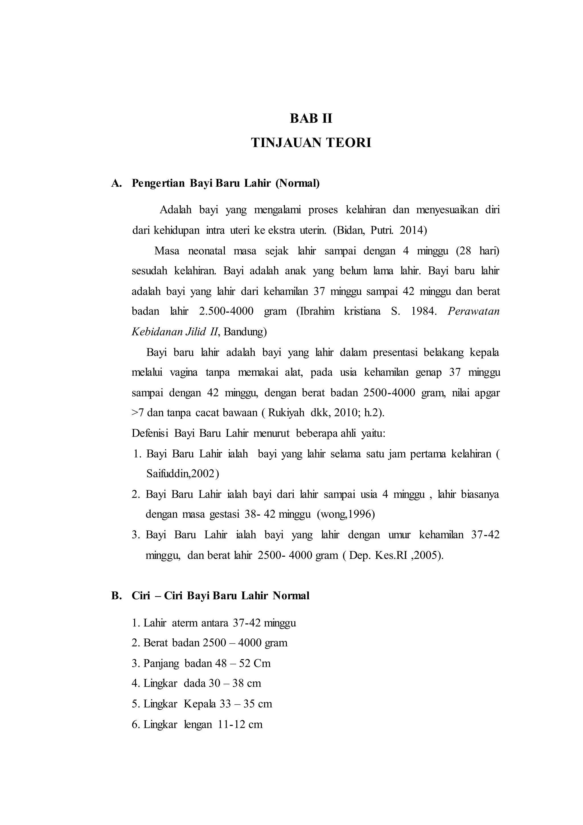 askeb Bayi Baru Lahir NORMAL | DOCX