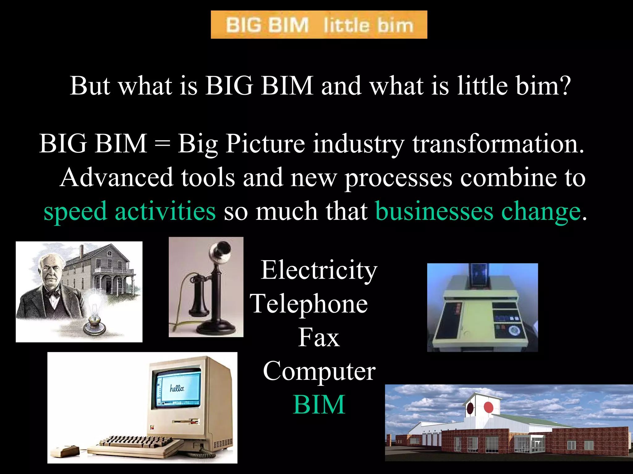 BIG BIM little bim for Estimators - 50 Slides | PPT