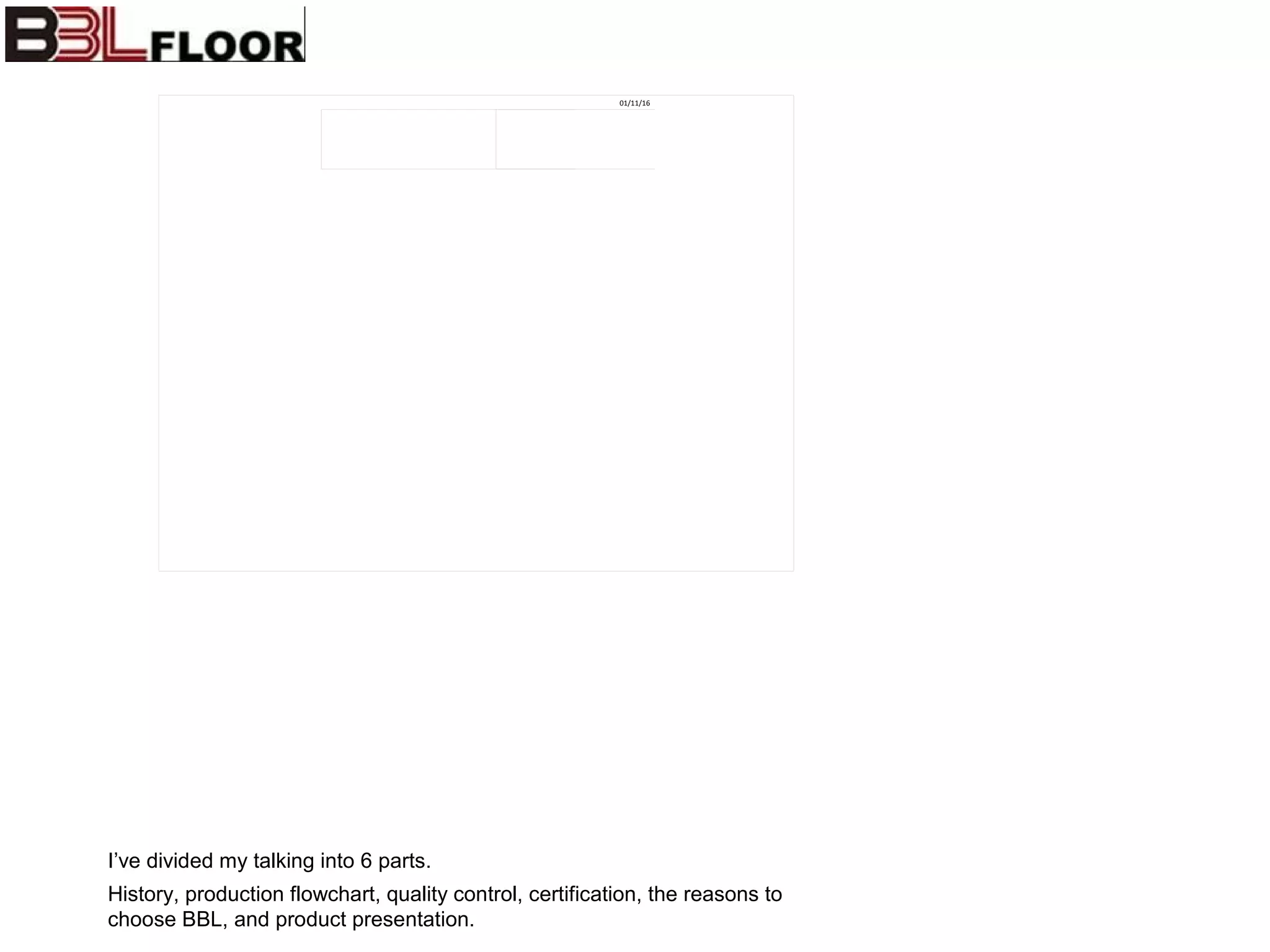 Bbl company presentation | PPT