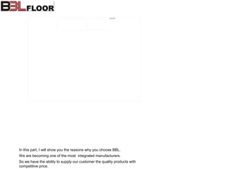 Bbl company presentation | PPT
