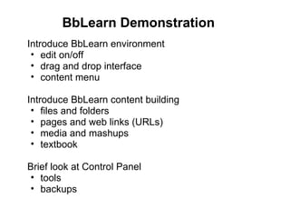 Bb learn fundamentals | PPT