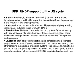 Demystifying Universal Periodic Review (UPR) | PPT