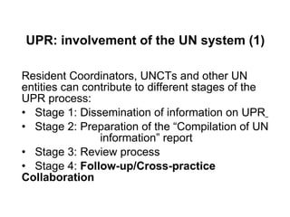 Demystifying Universal Periodic Review (UPR) | PPT