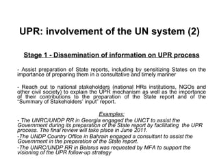 Demystifying Universal Periodic Review (UPR) | PPT
