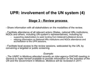 Demystifying Universal Periodic Review (UPR) | PPT