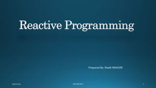 BBL Reactive Programming | PPTX