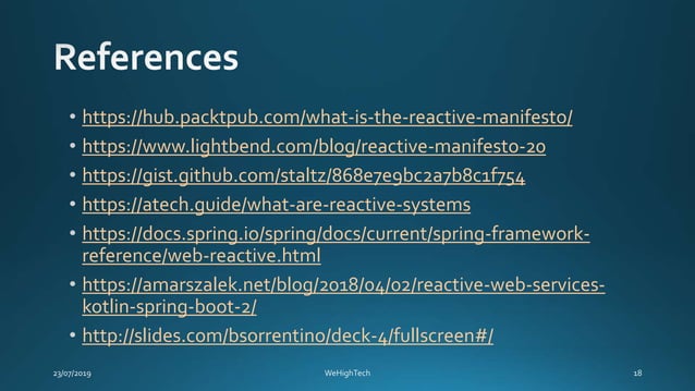 BBL Reactive Programming | PPTX