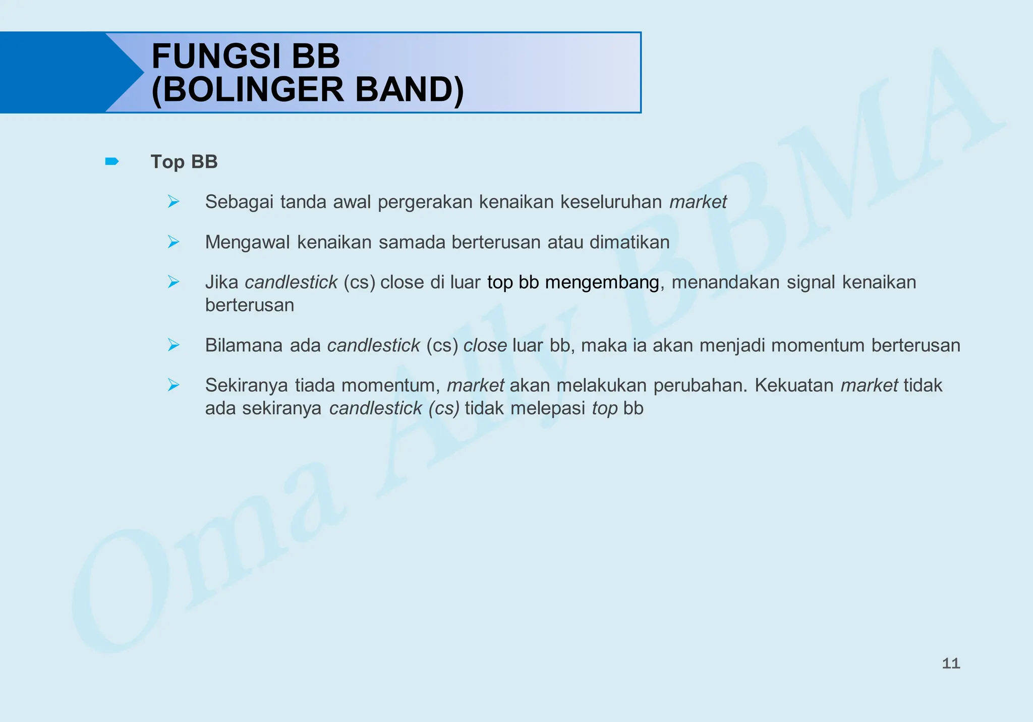 BBMA Oma Ally lengkap, panduan mudah pasar FX | PDF