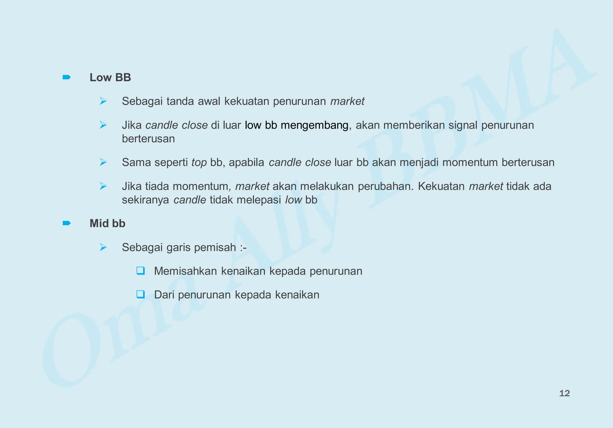 BBMA Oma Ally lengkap, panduan mudah pasar FX | PDF