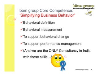 bbm Group An Introduction To Our Work | PPT