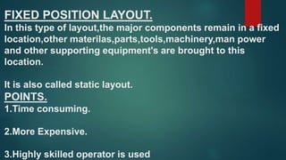 Plant Layout and its types. | PPTX | Business | Business and Finance