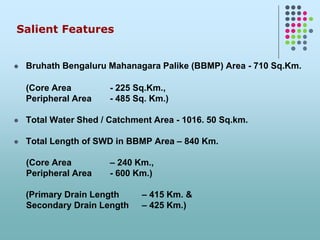 Master Plan Project Report on Remodeling of Storm Water Drains_BBMP | PPSX
