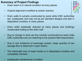 Master Plan Project Report on Remodeling of Storm Water Drains_BBMP | PPSX