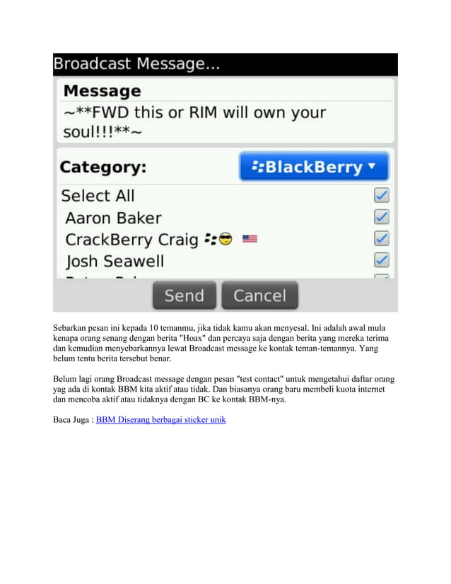 Bbm resmi tutup layanan | PDF