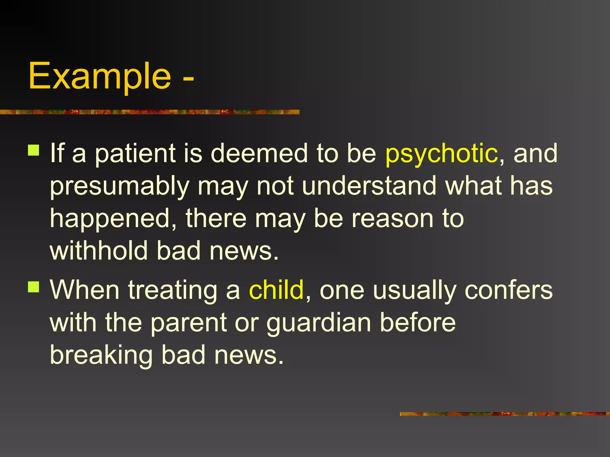 Breaking Bad News - Easy to Break | PPT