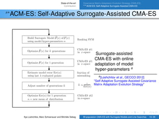 BI-population CMA-ES Algorithms with Surrogate Models and Line Searches ...