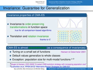 BI-population CMA-ES Algorithms with Surrogate Models and Line Searches ...