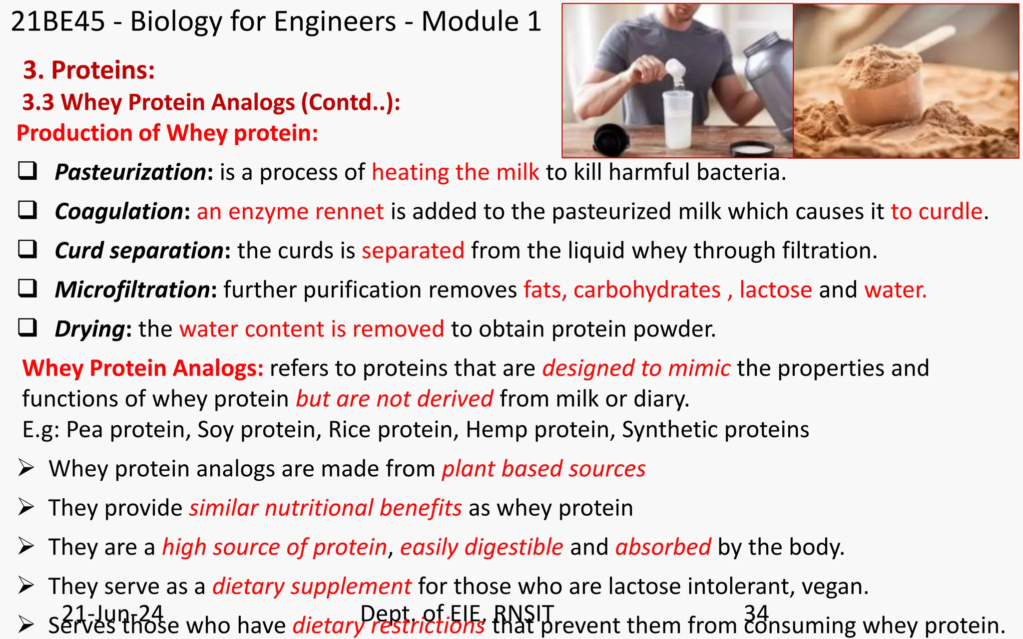 BBOC407 Module 1.pptx Biology for Engineers | PPTX